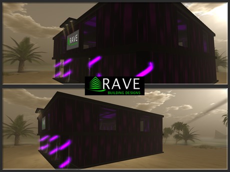 Second Life Marketplace - Rave - Club Neon (Purple) - Low Prim Prefab ...