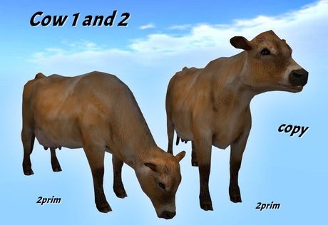 Second Life Marketplace - Cow 1 and 2( MP )