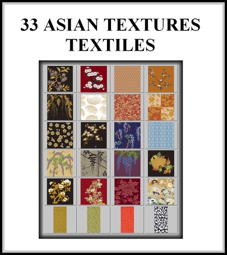 Second Life Marketplace - Japanese Textures - Asian Textures - Pack 33 ...