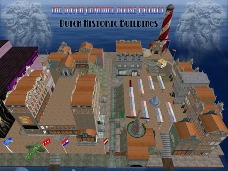 Second Life Marketplace - Dutch Canal House HERENHUIS3a (COPY version)