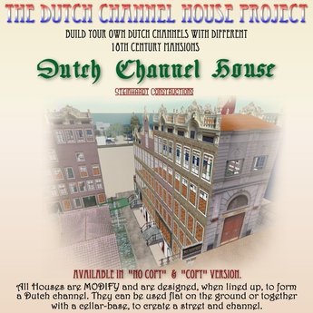 Second Life Marketplace - Dutch Canal House HERENHUIS2a (COPY version)