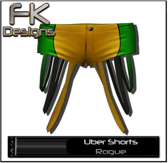 Second Life Marketplace - FK! - Uber Shorts - Rogue