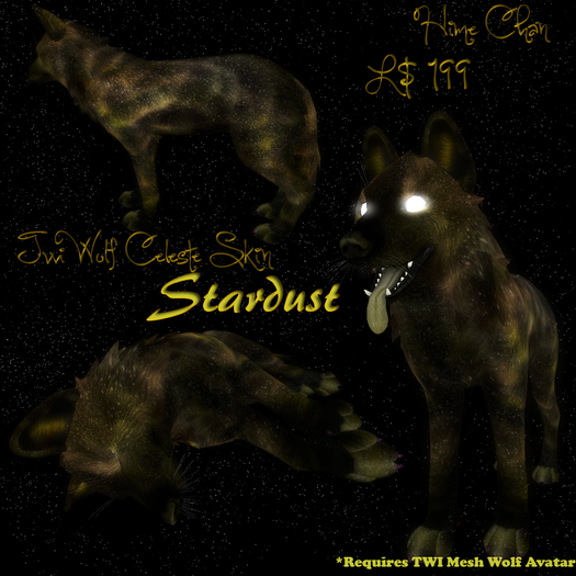 Second Life Marketplace - [HimeChan] Celeste Twi Wolf Mod - Stardust