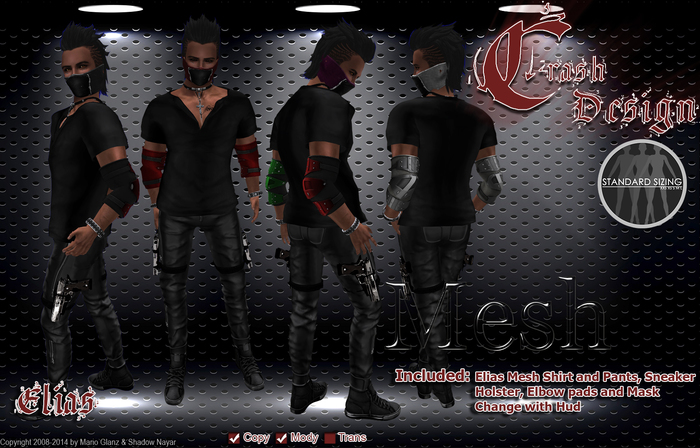 Second Life Marketplace - Crash Design - Elias (wear me)