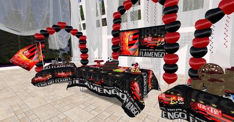 Second Life Marketplace - Kit Birthday Party Flamengo Time Theme ...