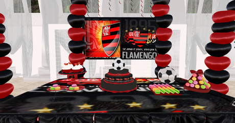 Second Life Marketplace - Kit Birthday Party Flamengo Time Theme ...