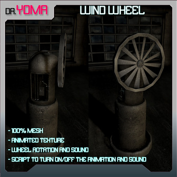 Second Life Marketplace - -Dr.YOMA- Wind wheel