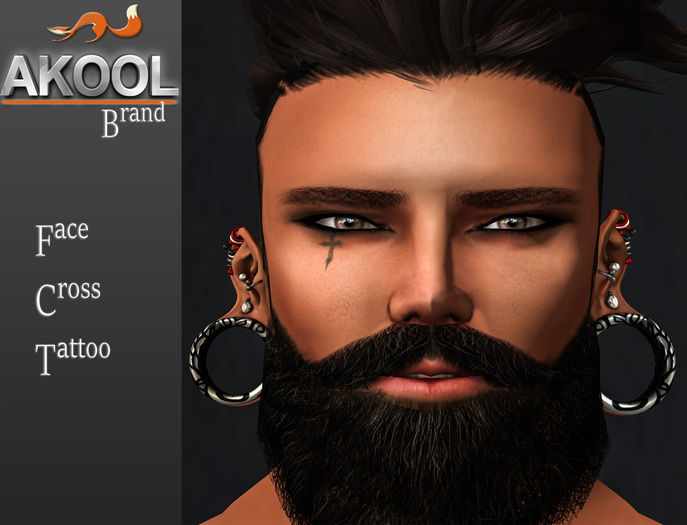 Second Life Marketplace - {Akool Brand} Face Tattoo