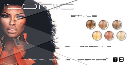 Second Life Marketplace - ICONIC-SASHA-BOMBSHELLS-PACKAGED