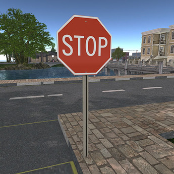 Second Life Marketplace - AC STOP SIGN 100% MESH