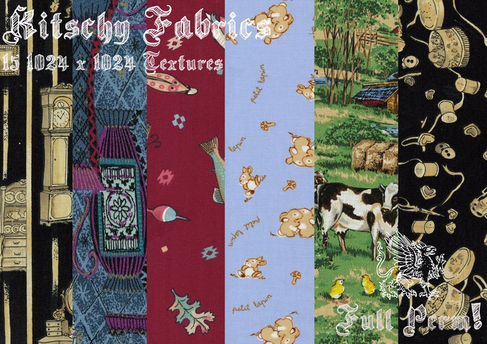 Second Life Marketplace - Worlds End - Kitschy Fabric High Definition ...