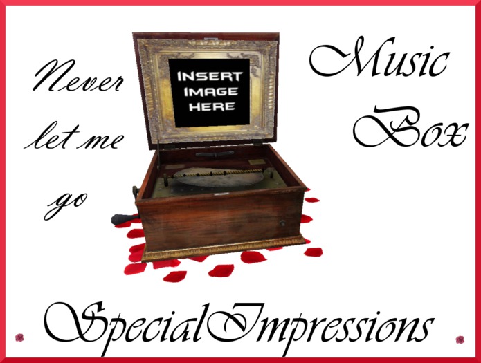 Second Life Marketplace - Music box(NEVER LET ME GO) Vintage