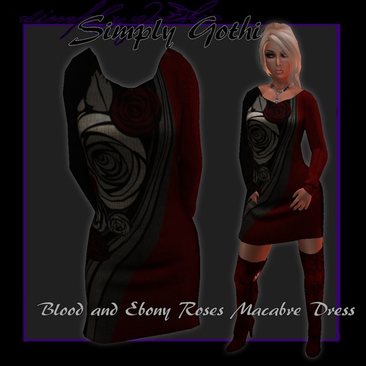 Second Life Marketplace - Simply Gothic - The Macabre Dress Series ...