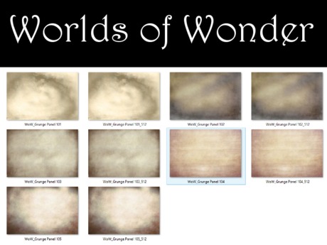 Second Life Marketplace - WoW 10 Grunge Panel Textures