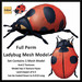 Second Life Marketplace - Full Perm Ladybug Mesh Model Set