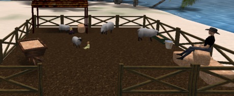 Second Life Marketplace - Pied Piper Lamb Petting Pen
