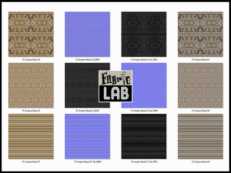 Second Life Marketplace - Fabric Lab ME Empire Beaded Texture ...