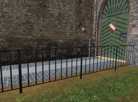Second Life Marketplace - Half Off! Black Wrought Iron Railing Pack ...