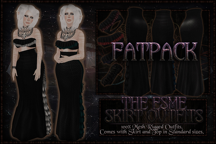 Second Life Marketplace - :[P]:-Fatpack:// The Esme Outfits