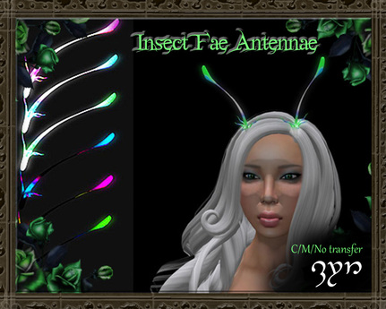 Second Life Marketplace - Zyn ~ Insect Fae Antennae