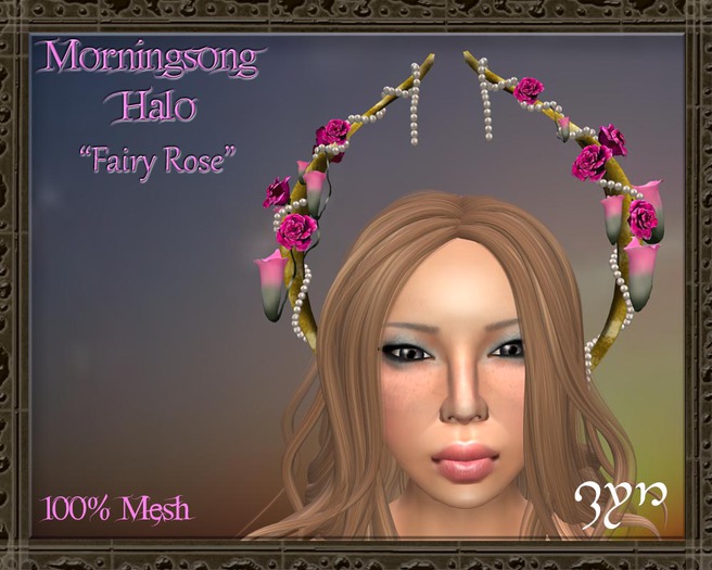 Second Life Marketplace - Zyn ~ Morningsong Halo - Fairy Rose