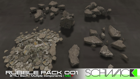 Second Life Marketplace - . S CH W A C K ~ Building Components ~ Rubble ...