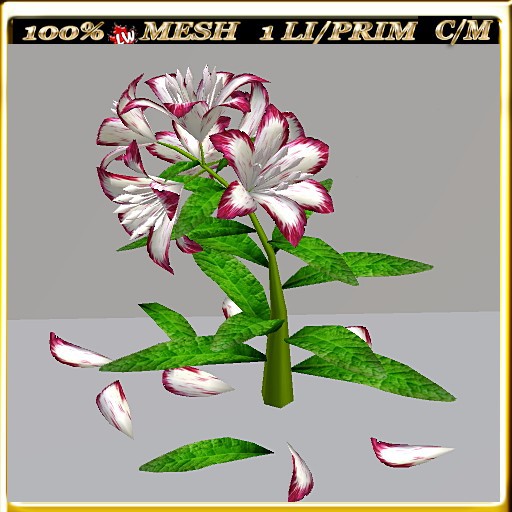 Second Life Marketplace - LW_ Stargazer Lily - 28 (1 LI / Prim)
