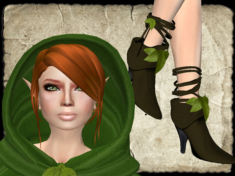 Second Life Marketplace - Green Forest Warrior Elf Woman - NEW Complete ...