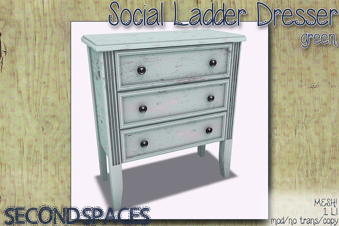 Second Life Marketplace - Second Spaces - Social Ladder - dresser ...