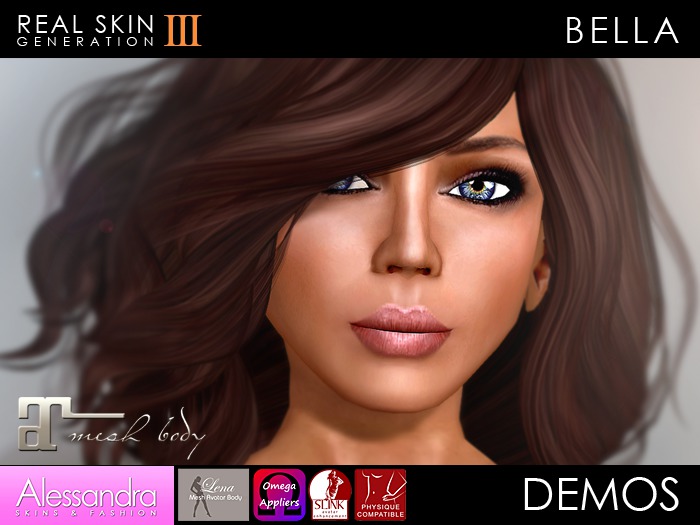 Second Life Marketplace - ALESSANDRA - Real Skin (Gen3) - AMANDA - CREAM