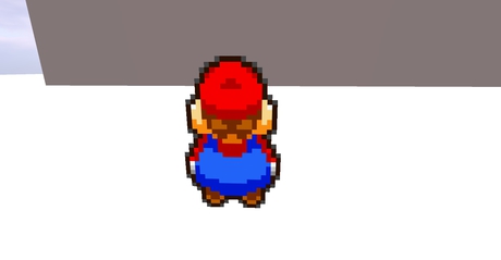 Second Life Marketplace - 2D Fat Mario Avatar Package