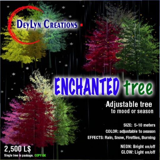 Second Life Marketplace - ENCHANTED LINDEN TREE