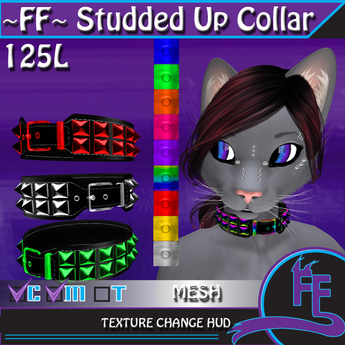 Second Life Marketplace - ~FF~ Studded Up Collar