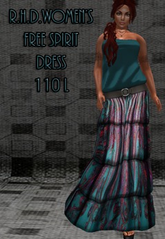 Second Life Marketplace - R.H.D. Women's - Free Spirit Dress Demo