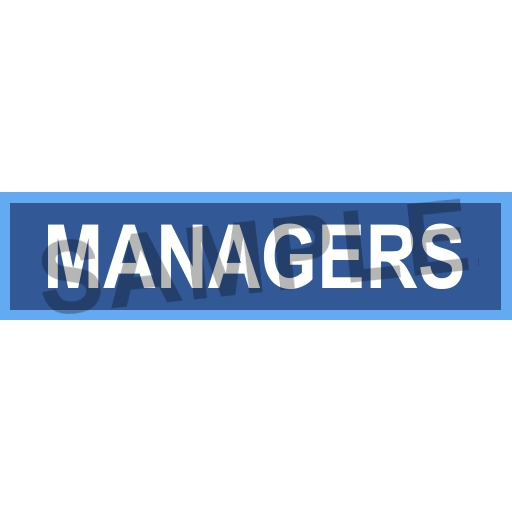 Second Life Marketplace - GENUINE MANAGERS SIGN show residents who's ...