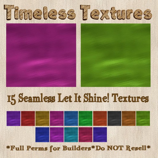 Second Life Marketplace - 15 Seamless Let It Shine! Timeless Textures