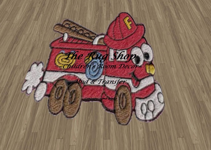 Second Life Marketplace - Children's 3x3 mesh, cutesy rugs, Red Fire ...