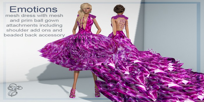 Second Life Marketplace - Entice - Emotions Dress - Magenta