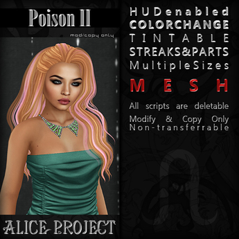 Second Life Marketplace - Alice Project - Poison II - Create Your Own