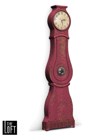 Second Life Marketplace - The Loft - Mora Clock Pink