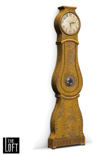 Second Life Marketplace - The Loft - Mora Clock Yellow