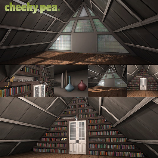 Second Life Marketplace - :CP: Library Attic Both