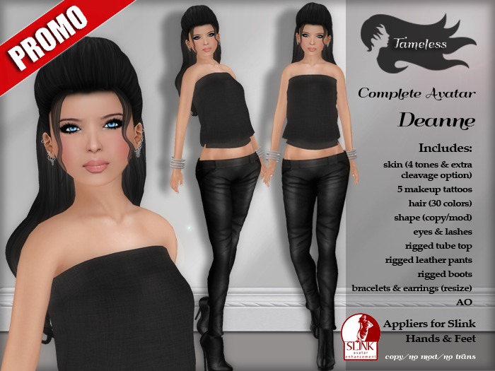 Second Life Marketplace - Tameless Complete Female Avatar Deanne ...