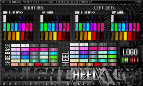 Second Life Marketplace - Razor /// Blight Heel w/ HUD