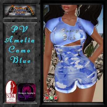 Second Life Marketplace - Amelia Camo Blue