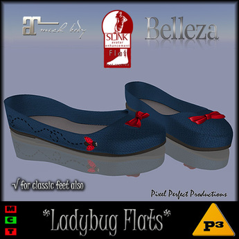 Second Life Marketplace - Ladybug Flats - Navy
