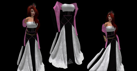 Second Life Marketplace - ~Valkyrian~Medieval Gown Dress with Shawl ...