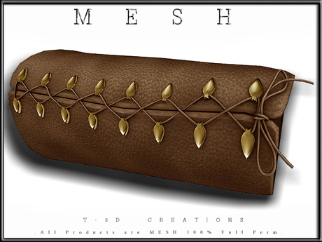 Second Life Marketplace - T-3D Creations [ Laced Arm Guard For Men ...