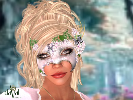 Second Life Marketplace - daVal Masks - Springtime Hydrangeas - DEMO