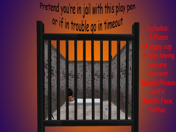 Second Life Marketplace - Jail Play pen/Time Out Jail